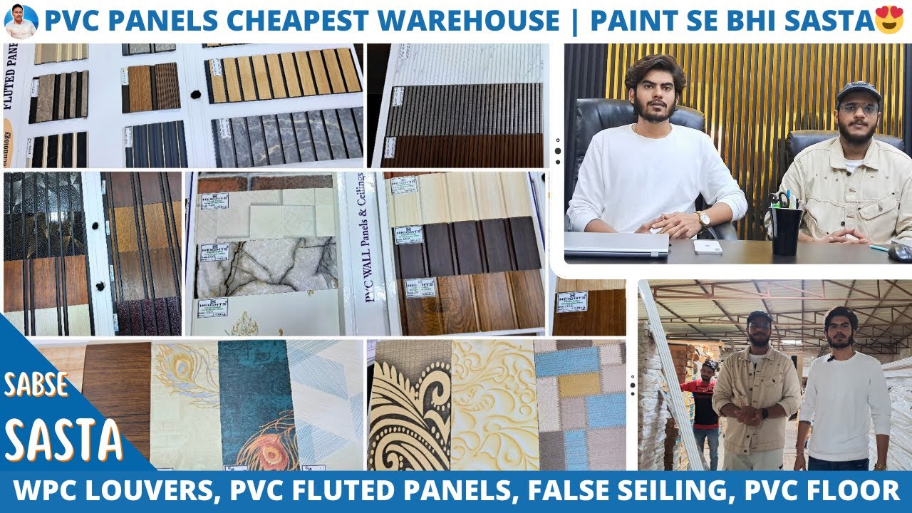 PVC Wall Panels, PVC Falls Ceiling, WPC Louvers, UV Marble Sheet ...