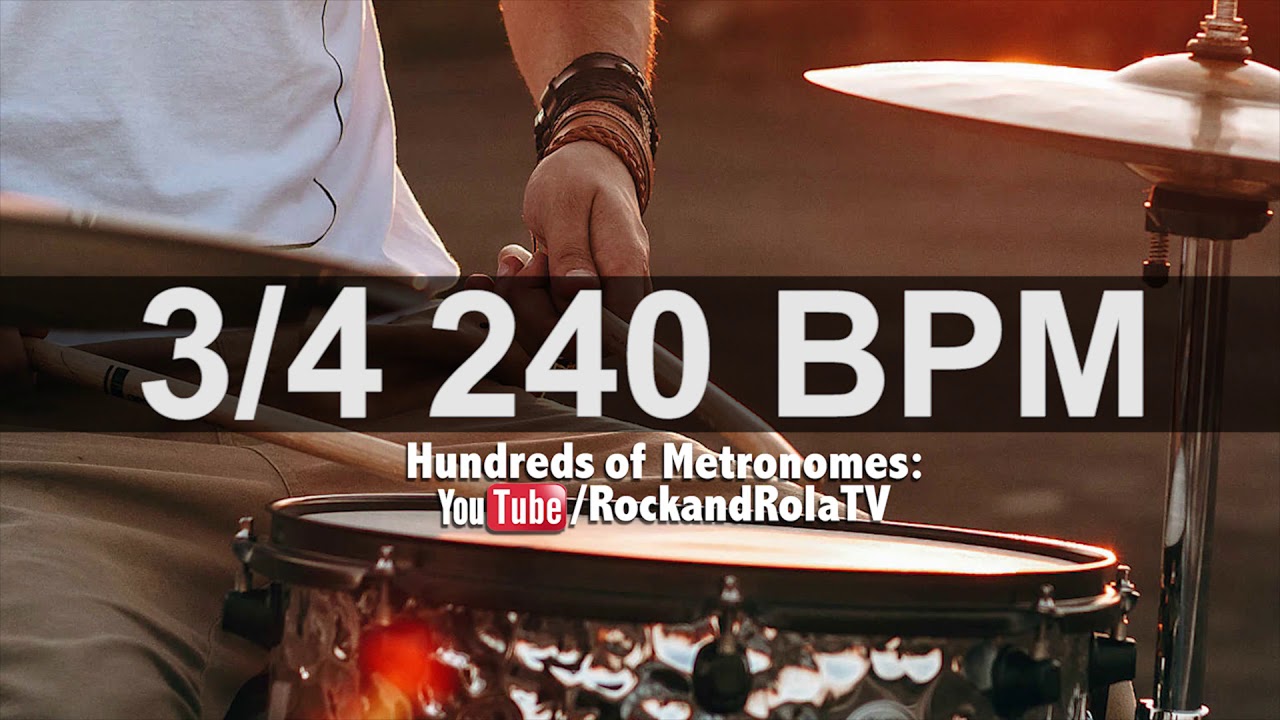 🔴 240 BPM Snare Metronome - YouTube