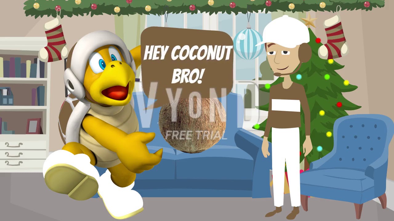 Coconut Bro Copies His Dad And Gets Grounded - YouTube