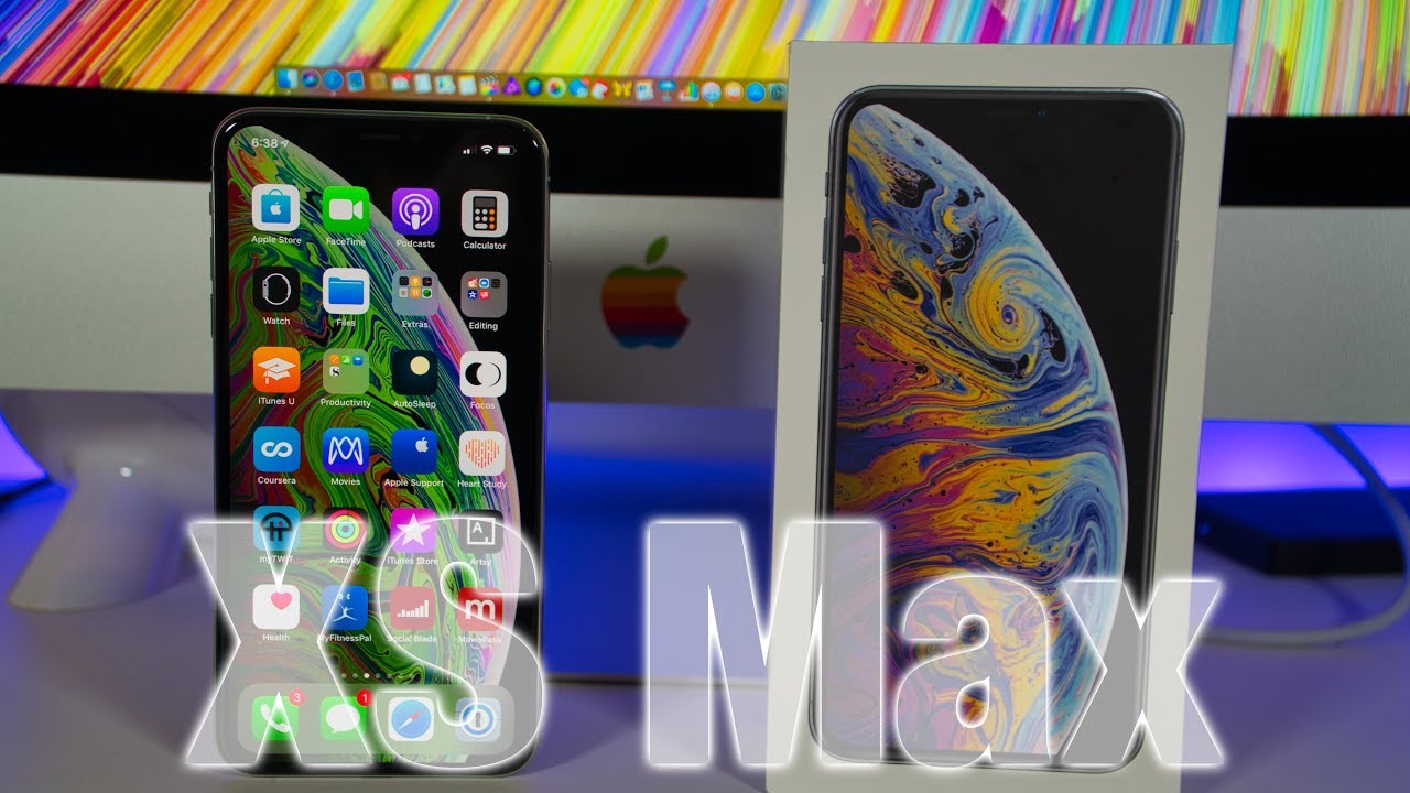 iPhone XS MAX - Unboxing & Hands on! - It's HUGE! - YouTube