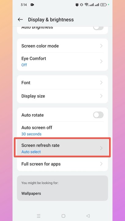 Show Screen Refresh Rate On Any Android Phone | screen refresh rate kaise on kare #shorts - YouTube