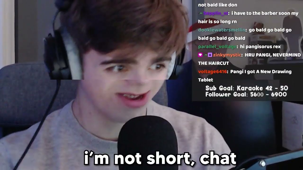 Pangi's Chat Bullies Him About His Height - YouTube