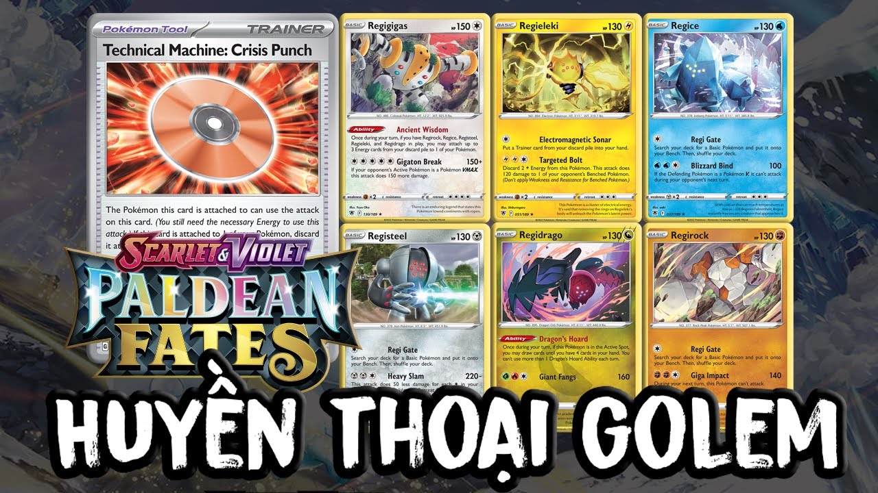 POKEMON TCG LIVE | REGI Standard Deck Huyền thoại Golem – Min Lake ...