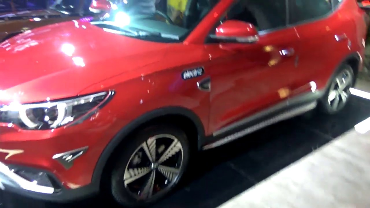 MG Motors ZS EV Red Electric SUV 2020 - YouTube
