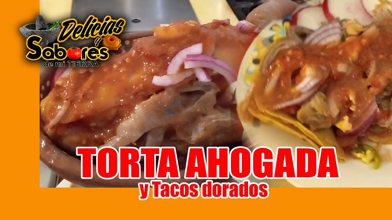 Torta Ahogada Acompañada con Tacos Dorados - YouTube