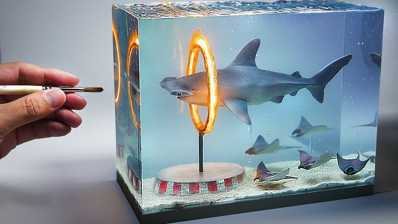 How to Make a Shark in an Abandoned Circus Diorama - YouTube