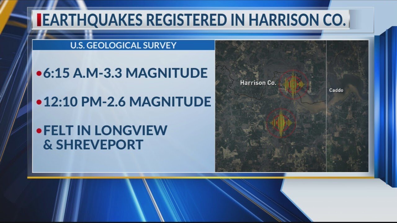 UPDATE: Harrison County hit by smaller 2.6 magnitude earthquake - YouTube