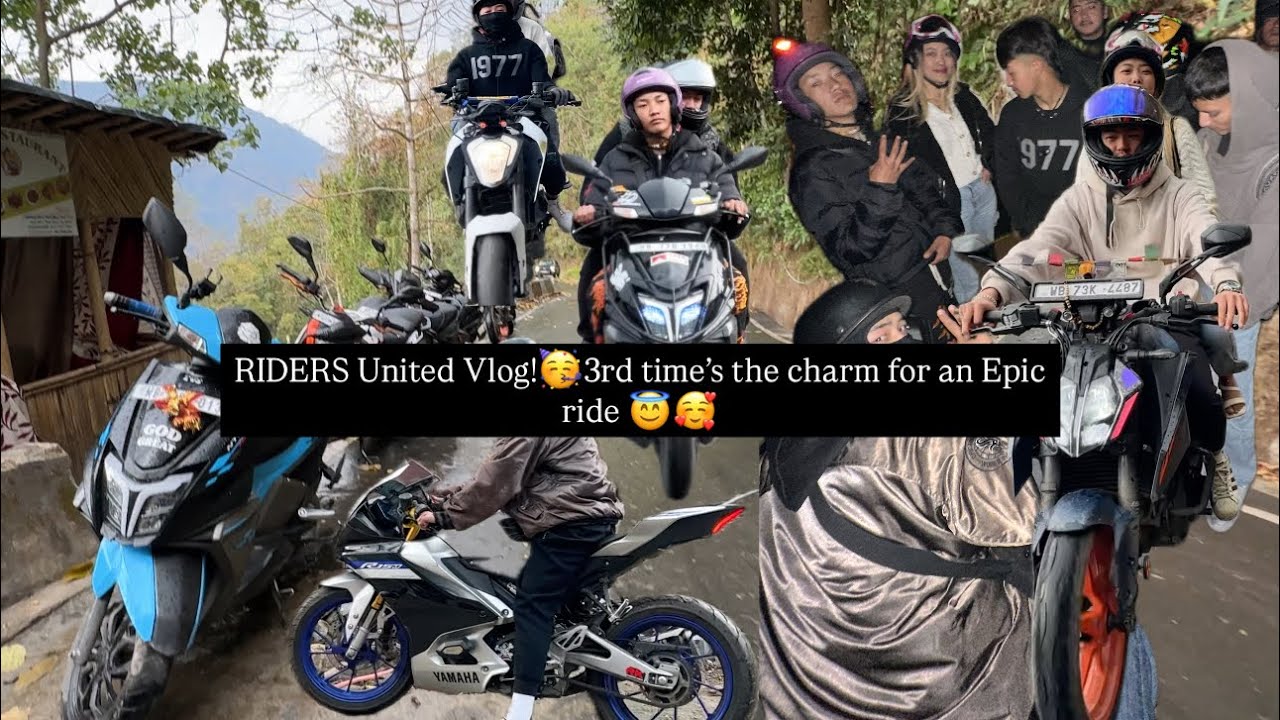 RIDERS United Vlog!🥳3rd time’s the charm for an Epic ride 😇🥰 - YouTube