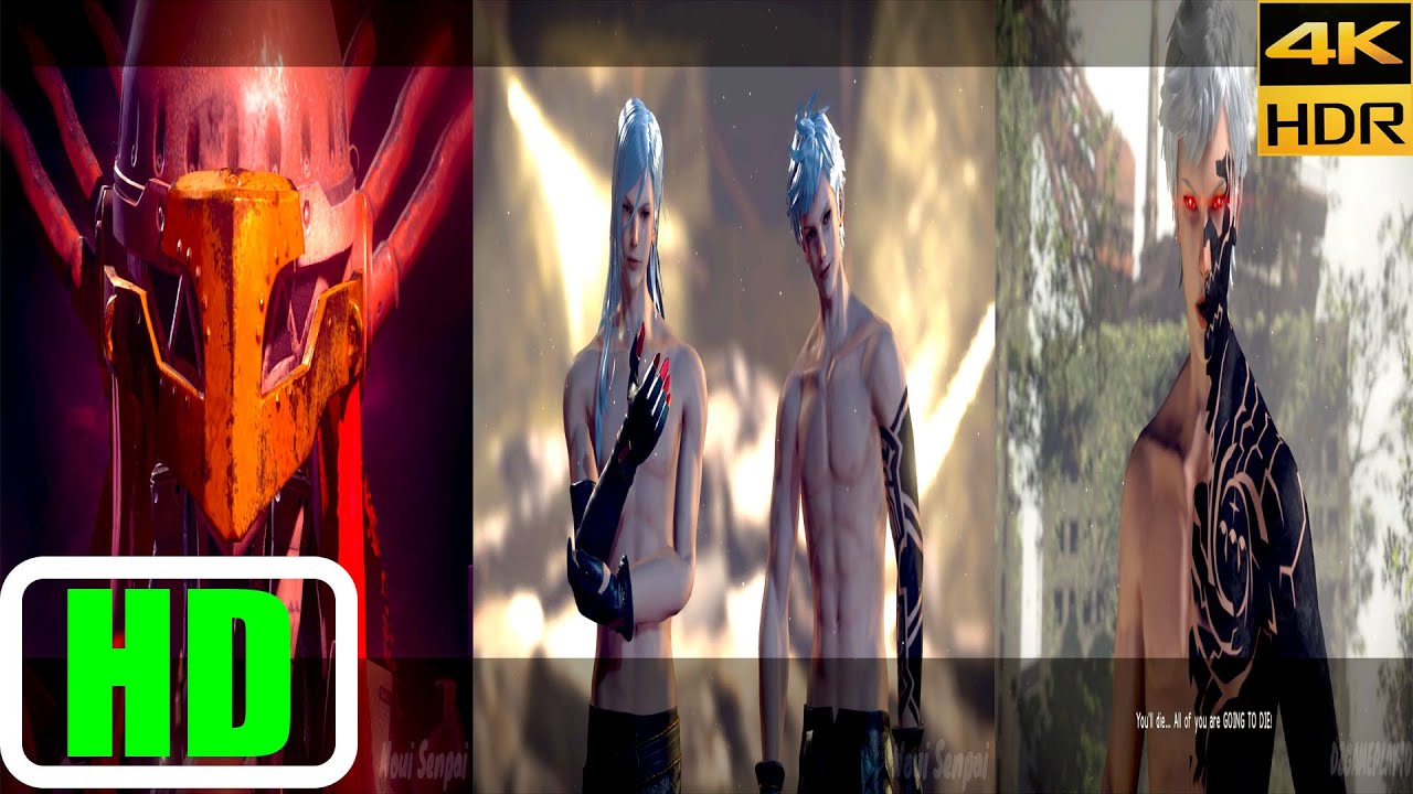 NieR: Automata - All Bosses + Ending HD - YouTube