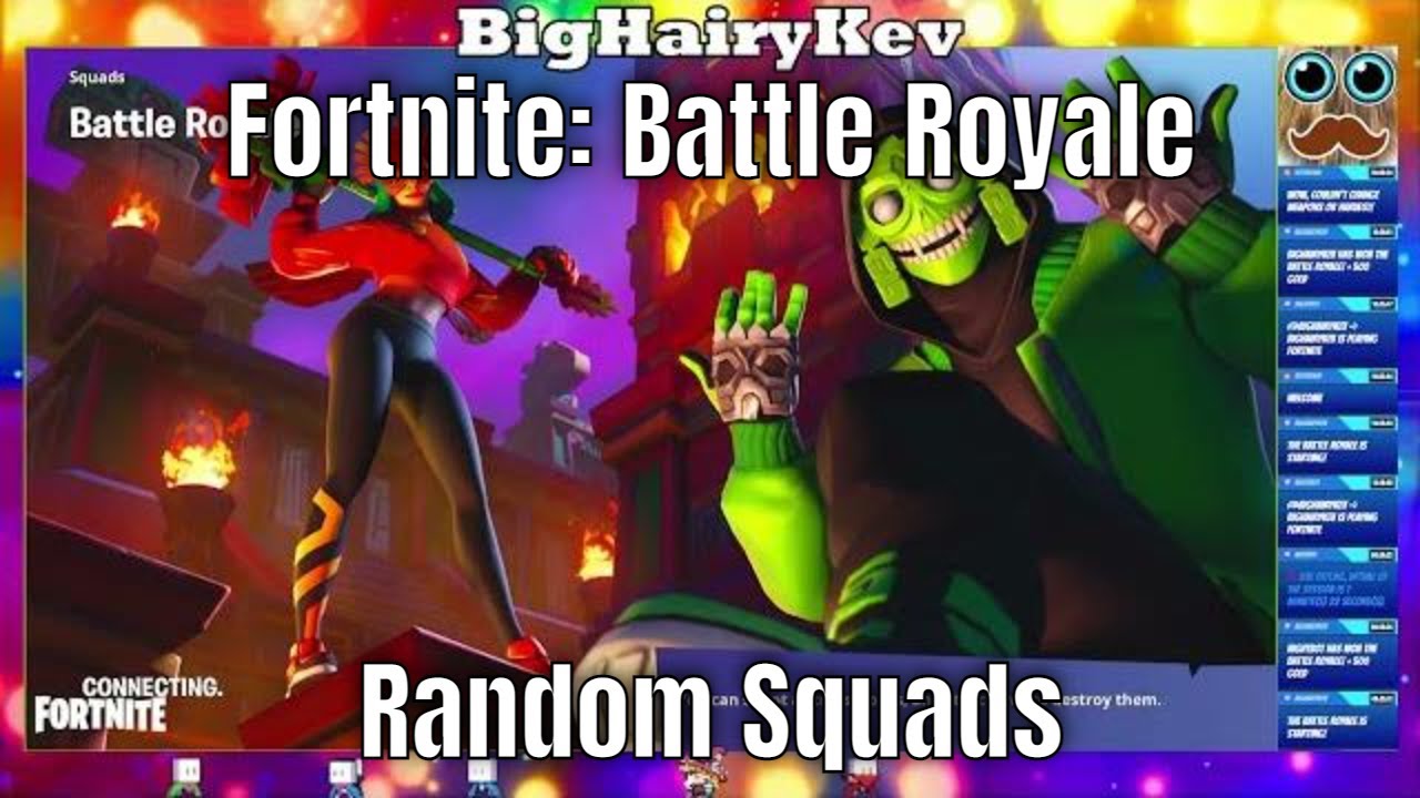 Fortnite: Battle Royale - C3.S4 #38 - Random Squads - YouTube