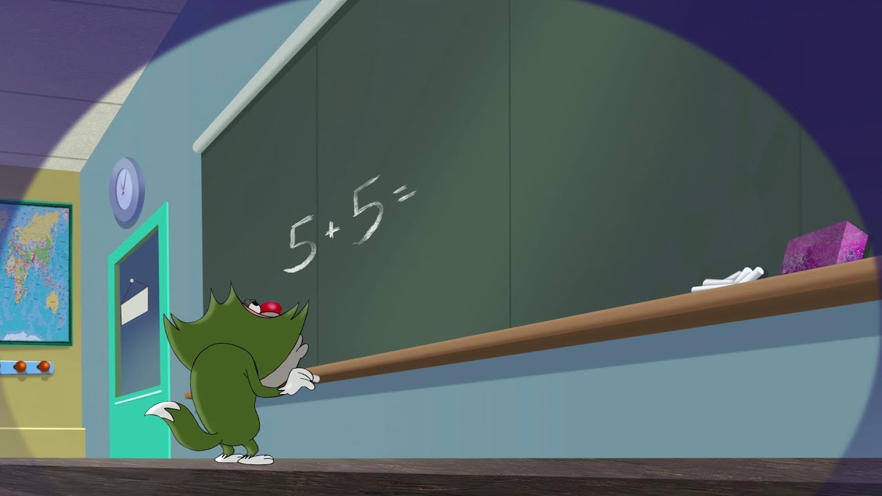 BACK TO SCHOOL 5+5=? | Oggy and the Cockroaches - Mini clip - YouTube