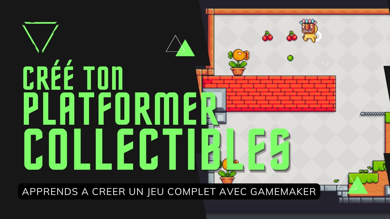 Créer un JEU COMPLET : PLATFORMER - Épisode 9 : COLLECTIBLES & SCORING ...
