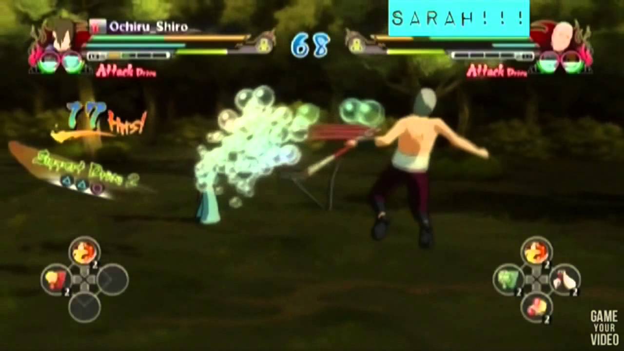 NARUTO STORM REVOLUTION:SARAH vs Ochiru_Shiro & PITBULLswag - YouTube
