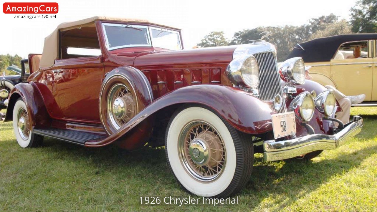 1926 Chrysler Imperial - YouTube