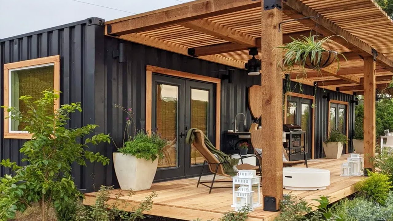 Absolutely Luxury Container Home On Rustic Ranch In The City - YouTube