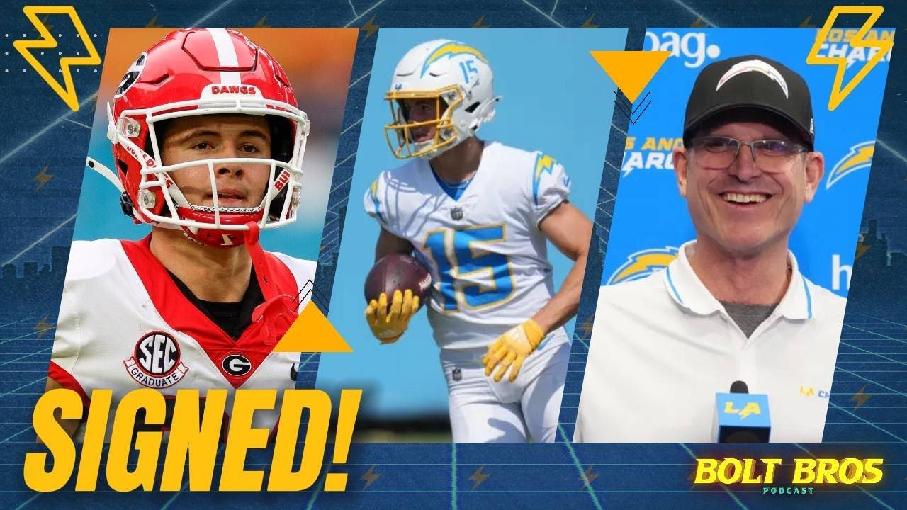 Ladd McConkey Signs HUGE Rookie Deal | BOLT BROS | LA Chargers - YouTube