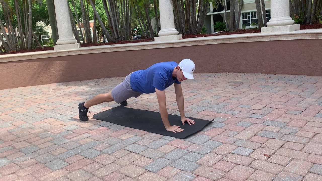 Push-up Shoulder Taps - YouTube