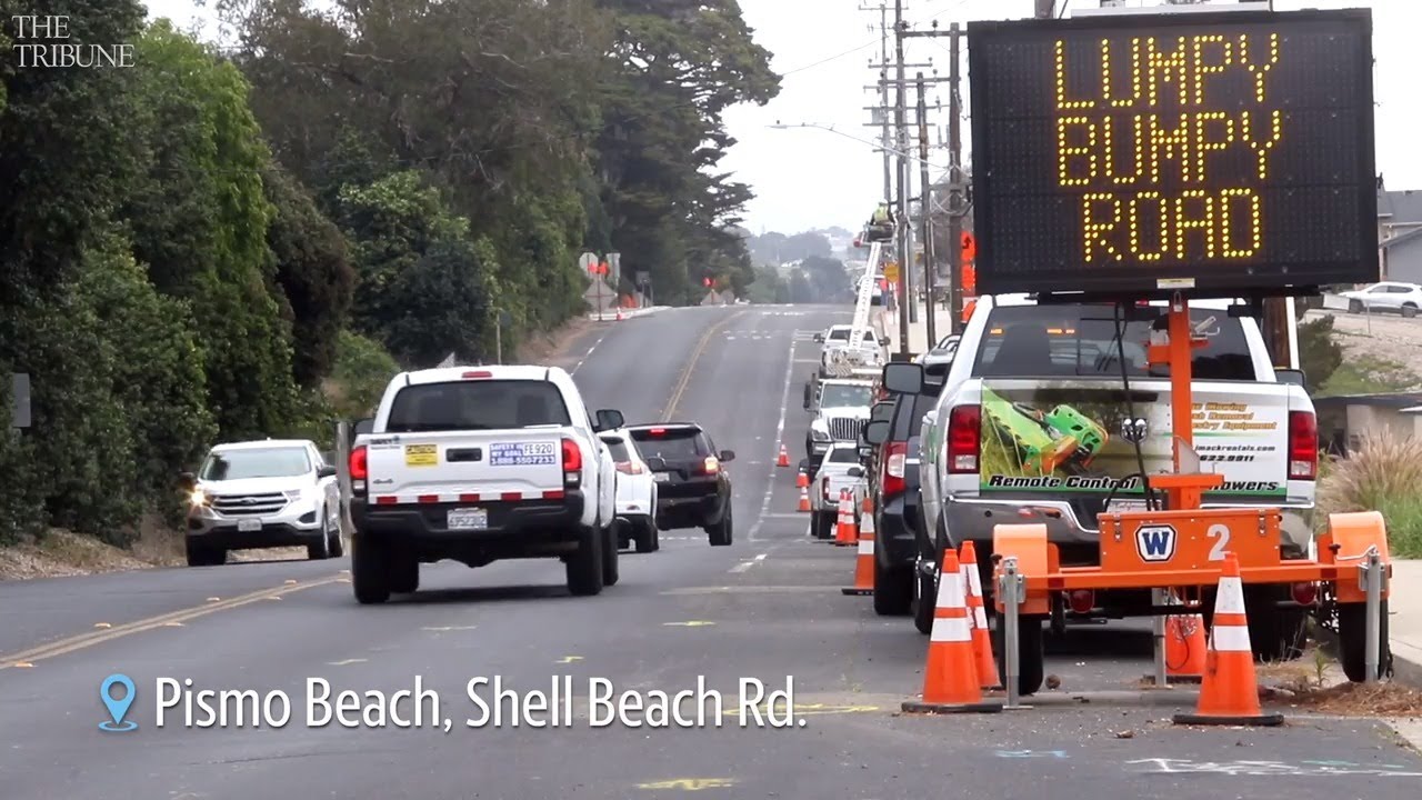 See Shell Beach's 'lumpy bumpy' road - YouTube
