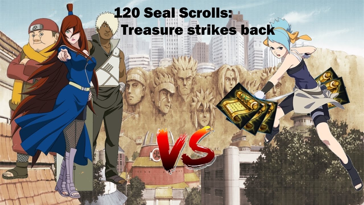Naruto Online - 120 Seal Scrolls: Treasure Strikes Back - YouTube