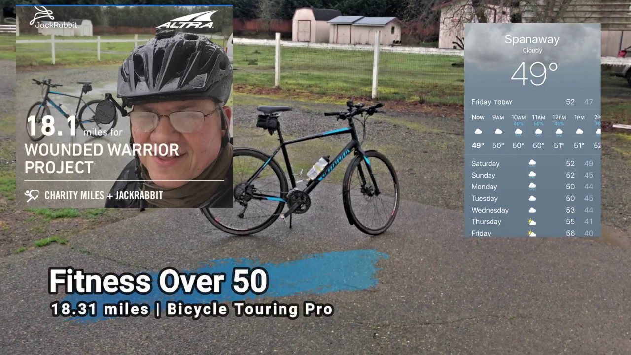 Fitness Over 50 | 18.31 | Miles | Bicycle Touring Pro - YouTube