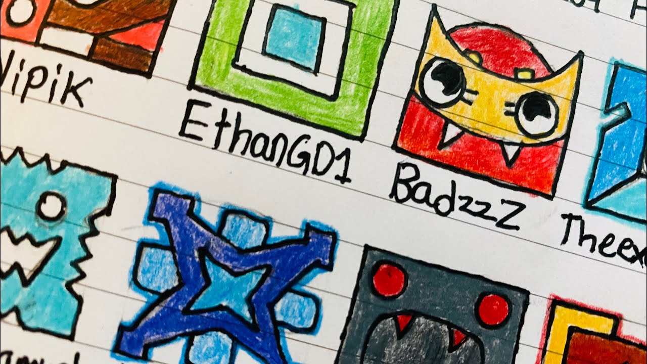 Geometry Dash Icon Requests #2! (Cubes) - YouTube