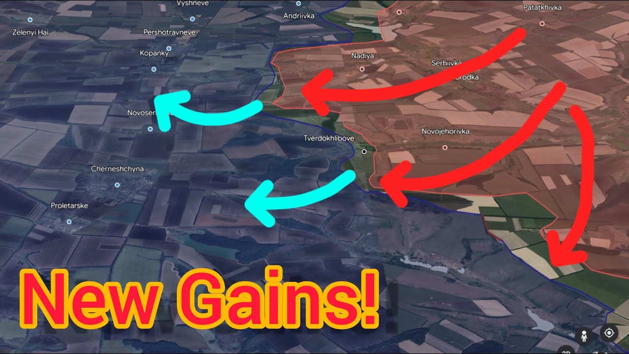 WAR UPDATE: MAJOR Russian Gains Across Zherebets River; Klishchiivka ...