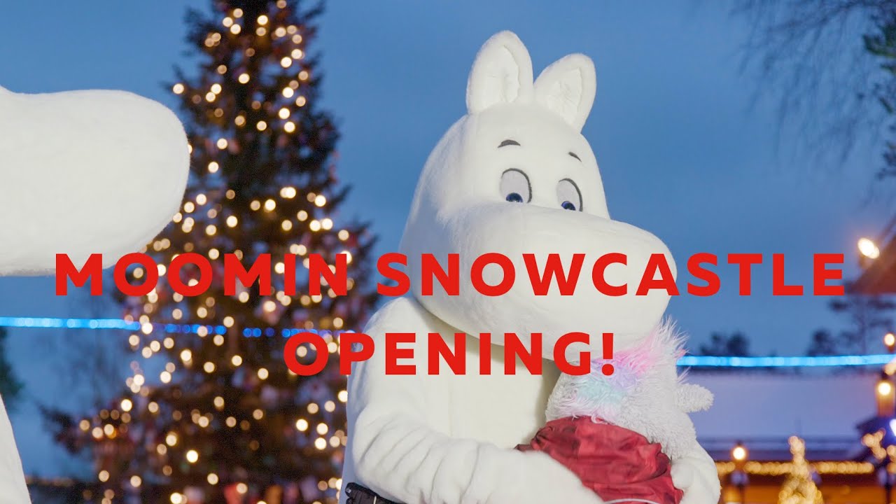 Moomin Snowcastle Grand Opening 20.12.2018 in Rovaniemi! - YouTube