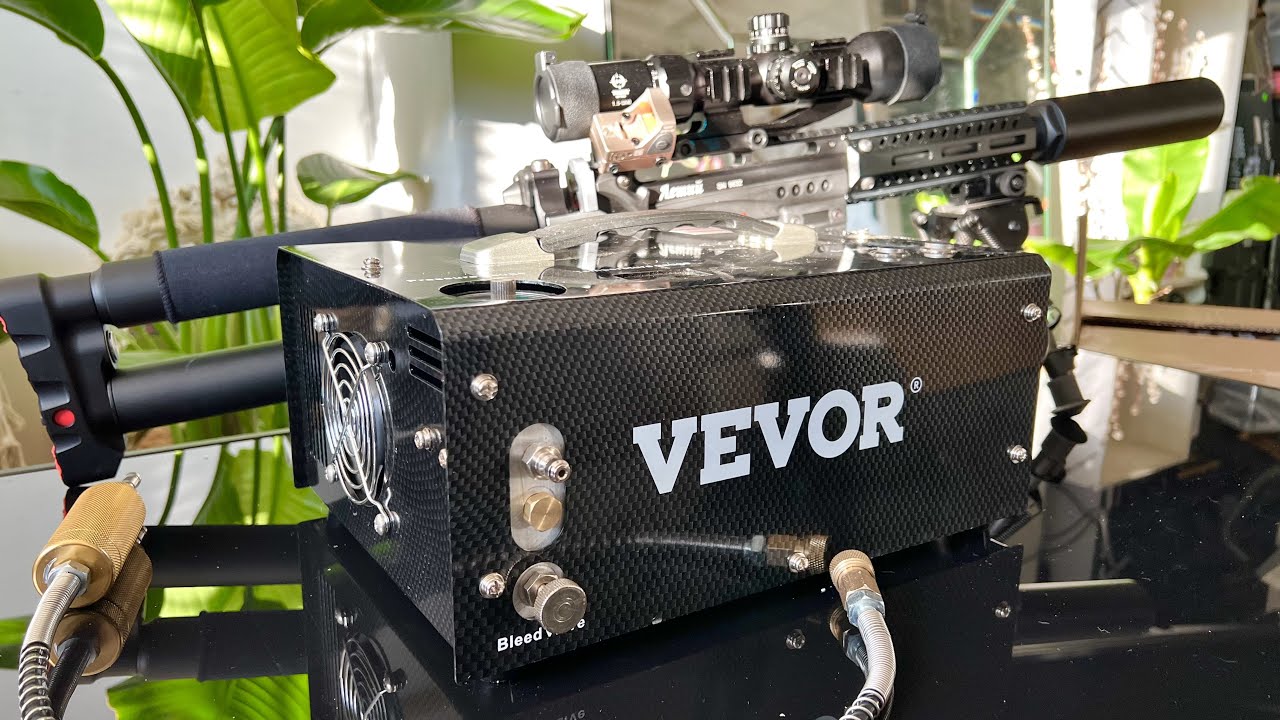 How to use the Vevor PCP air rifle compressor - YouTube