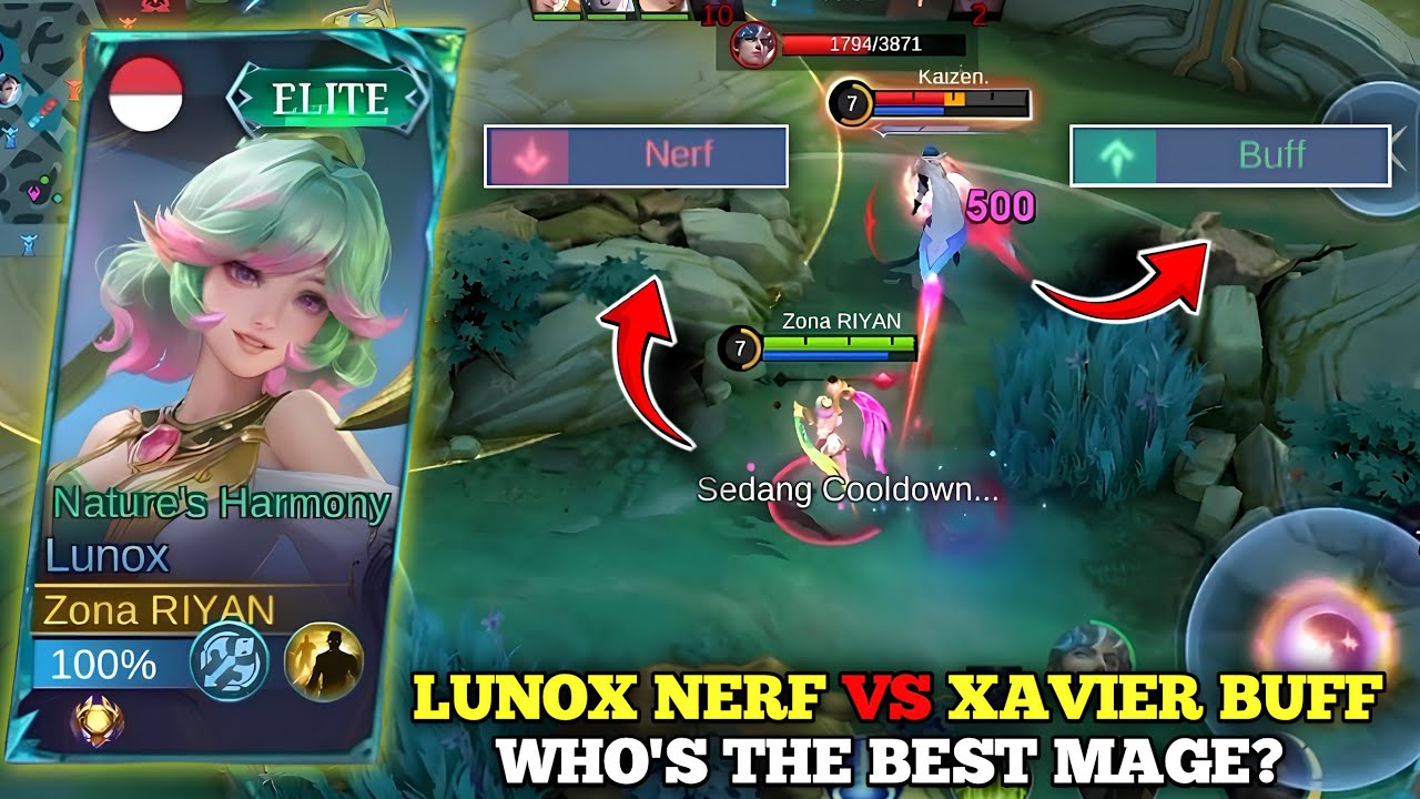 LUNOX NERF VS XAVIER BUFF‼️WHO'S THE BEST MIDLANER⁉️ BEST BUILD & EMBLEM LUNOX 2024 - MLBB - YouTube