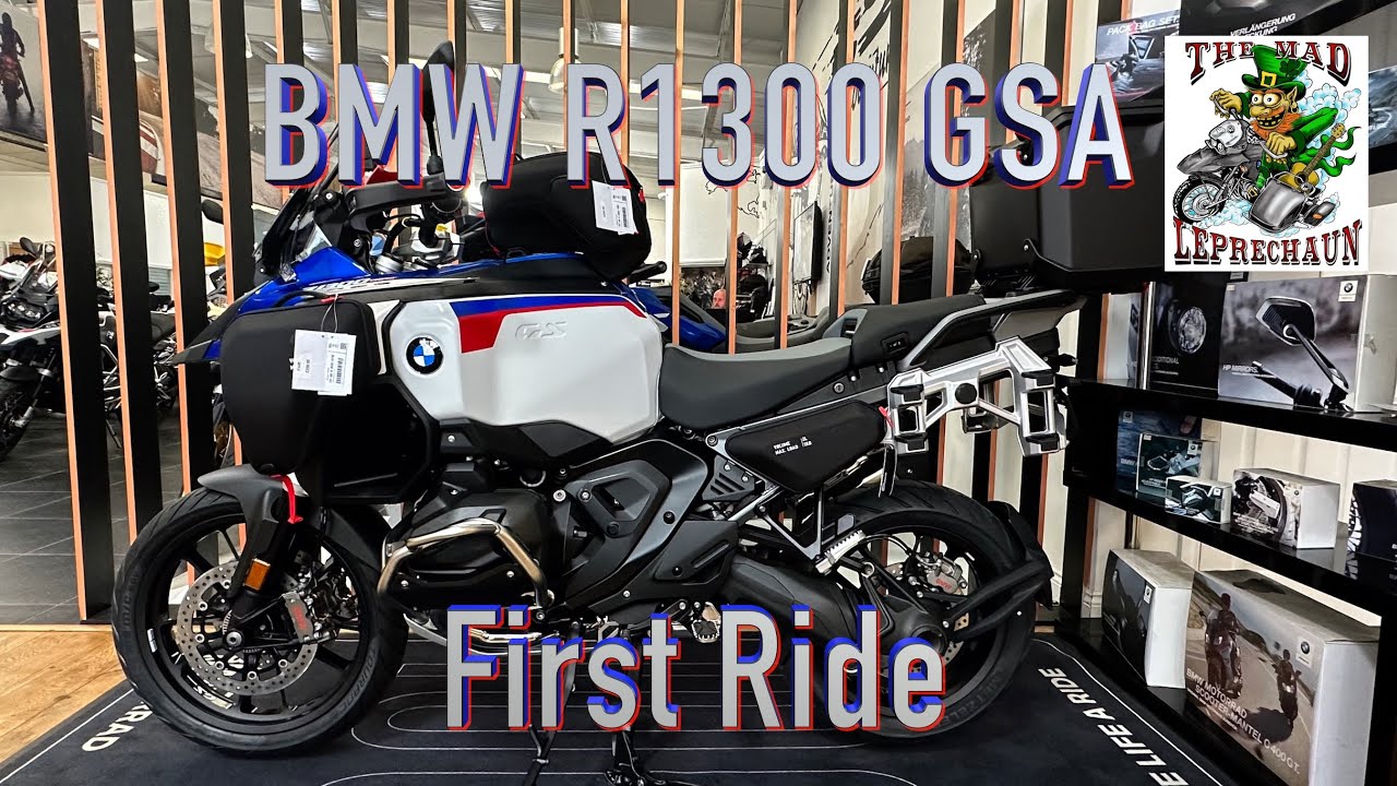 BMW R 1300GSA first ride - YouTube