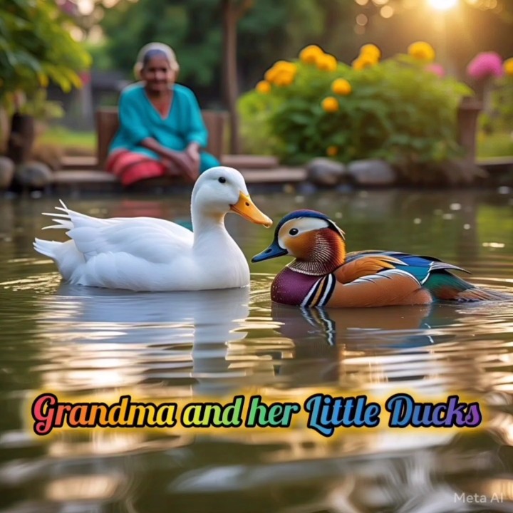 Grandma and Her Little Ducks - YouTube