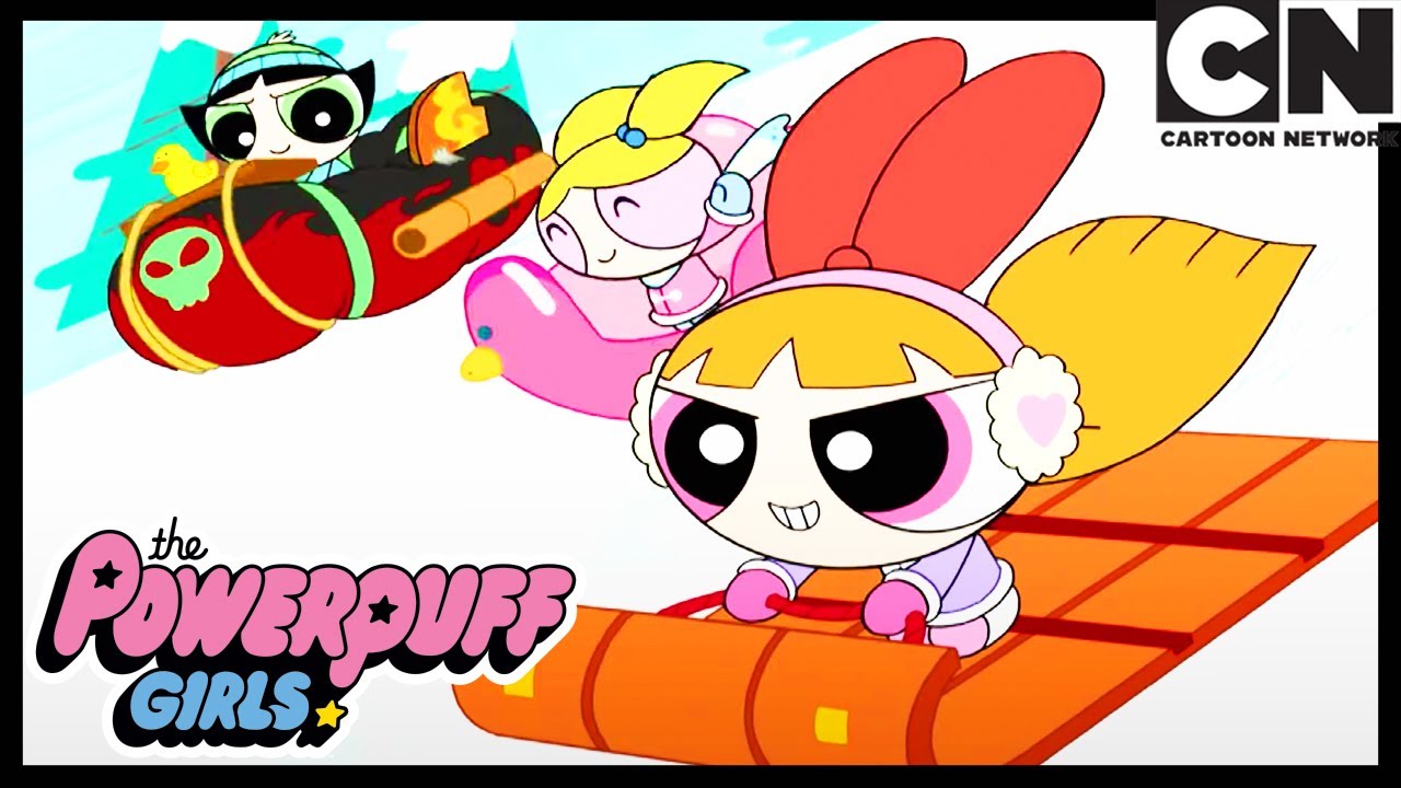 KAR YARIŞI | Powerpuff Girls Türkçe | çizgi film | Cartoon Network ...