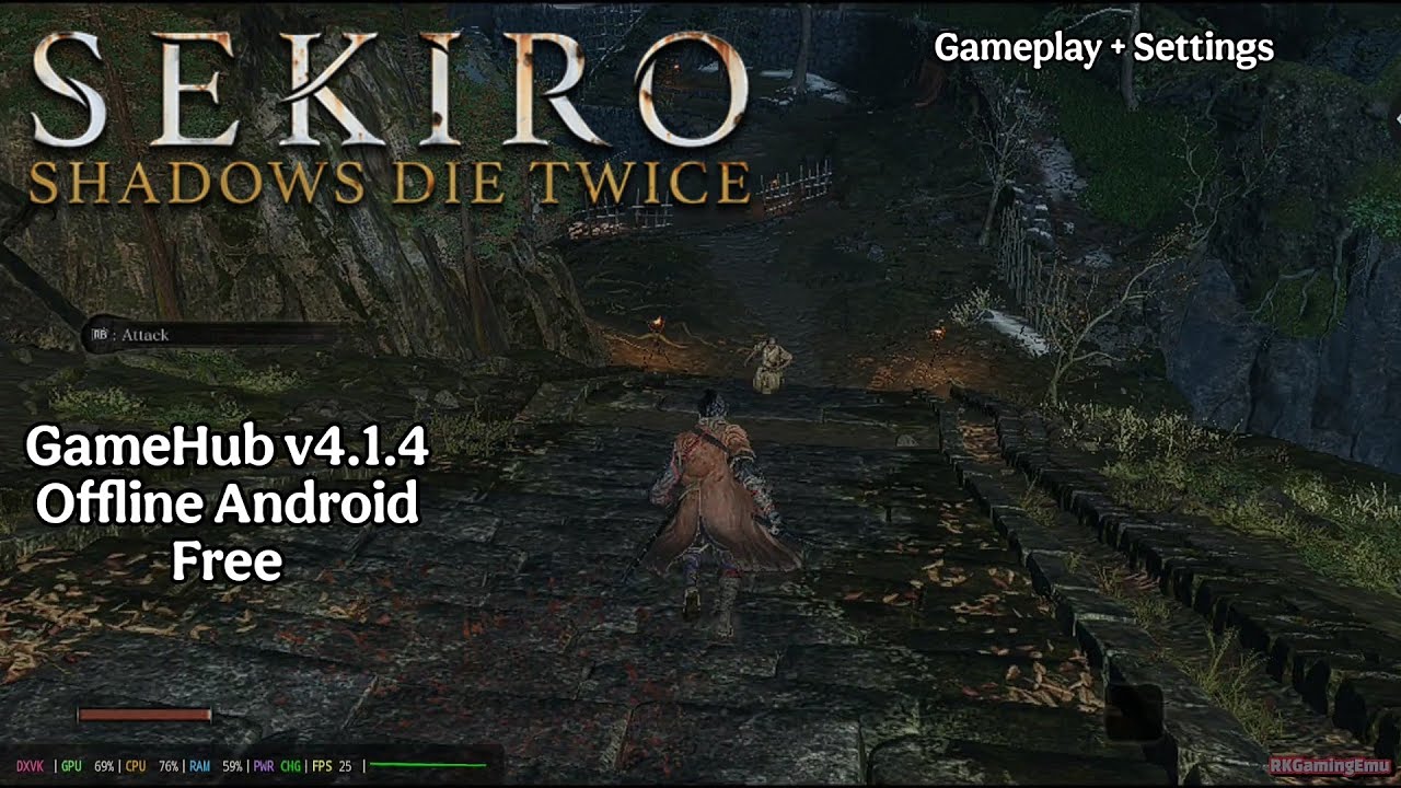 Sekiro: Shadows Die Twice Gameplay On Game Hub Emulator Android (Windows) v4.1.4 - YouTube