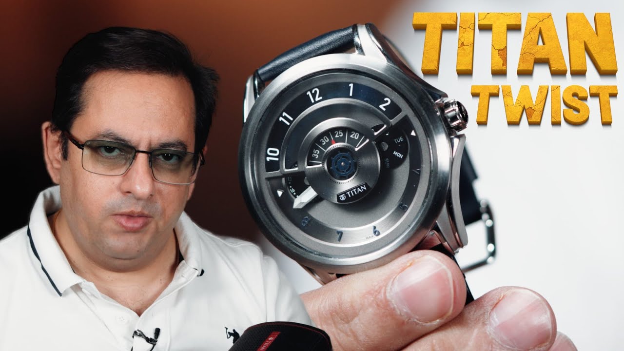 I love this watch design - It's a Titan Quartz Watch - YouTube