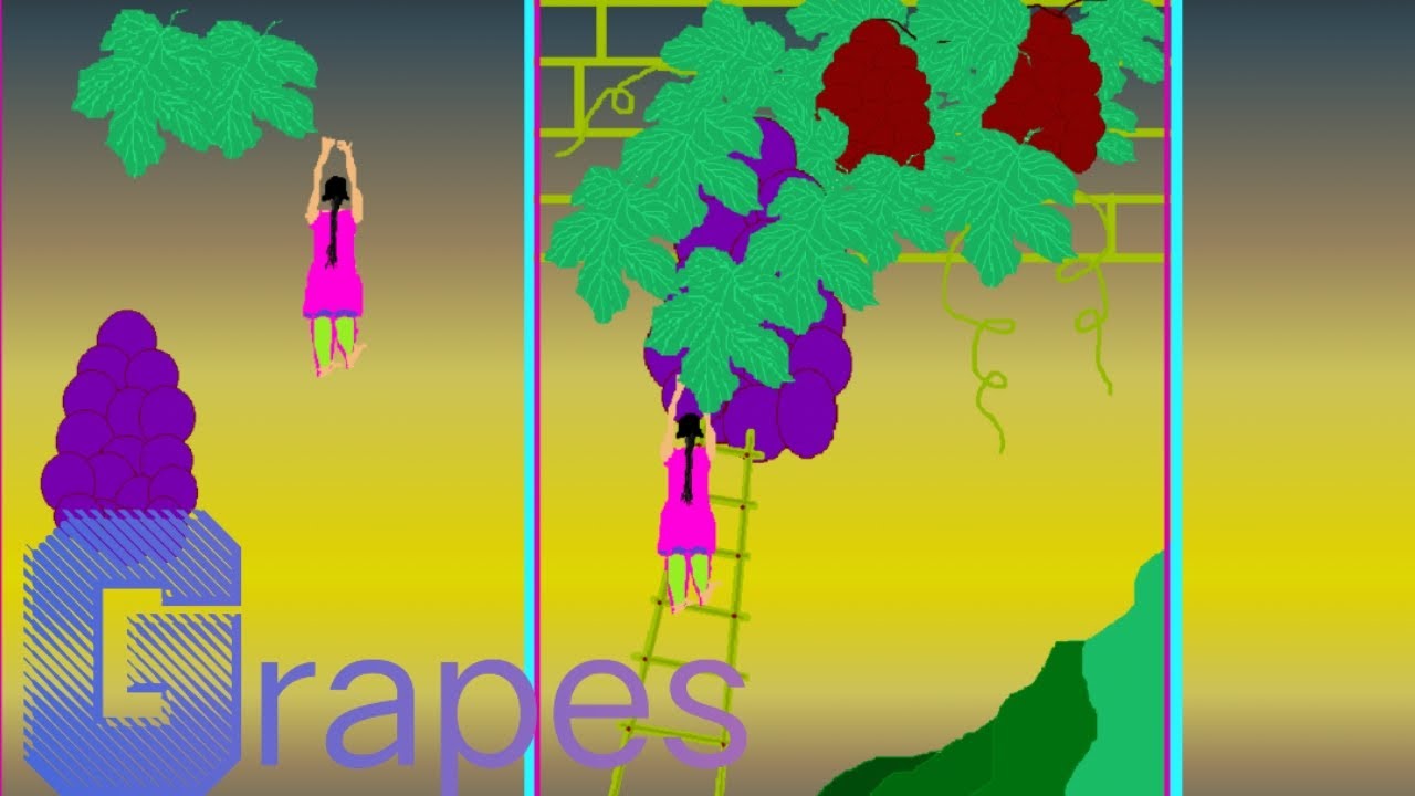 Grapes Drawing in Computer l Ms Paint Drawing 😭How to Draw Laptop l # ...
