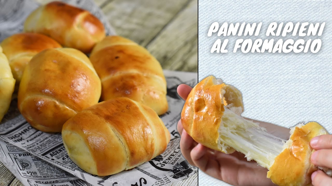 Panini ripieni al formaggio - YouTube