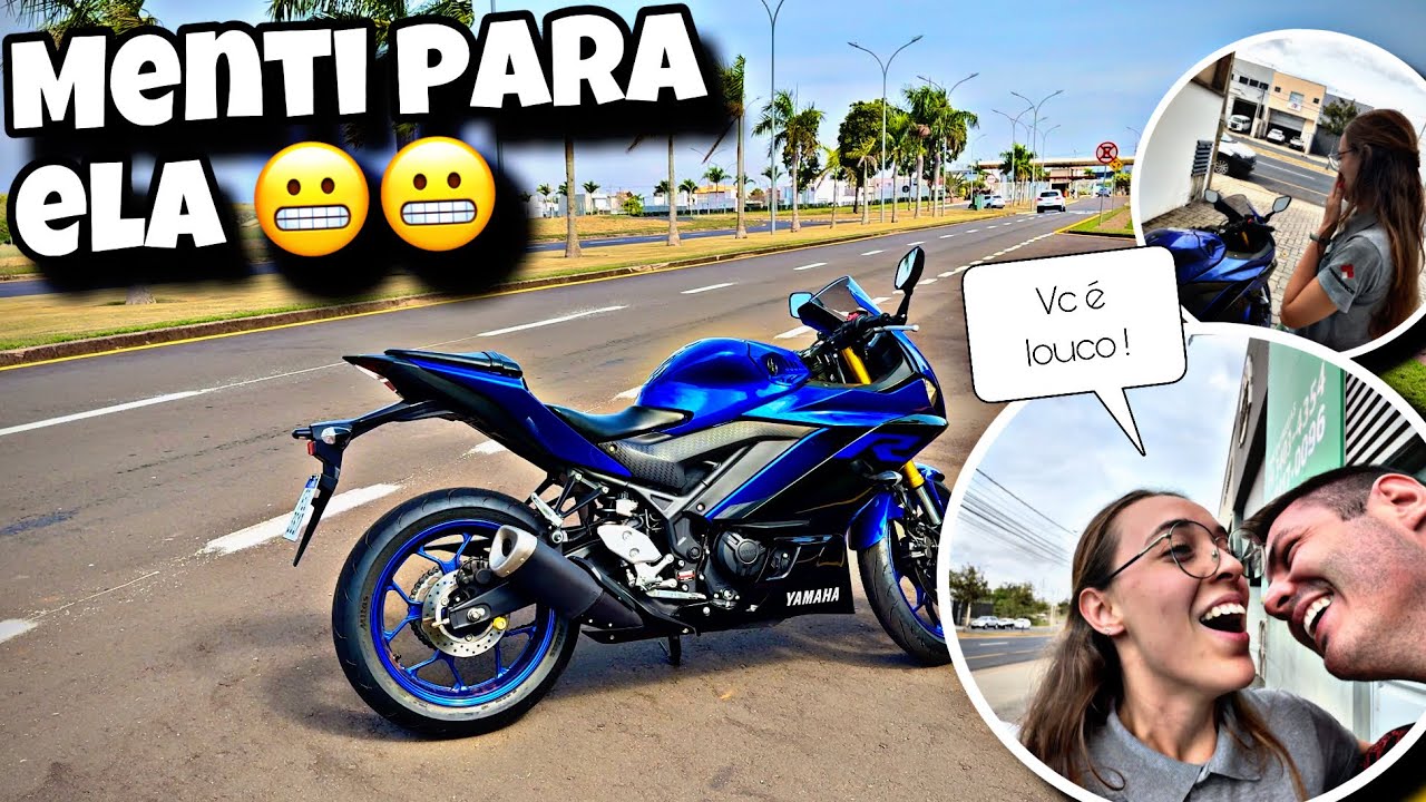 Mostrei Minha Moto Nova Yamaha R3 Para Minha Namorada 😍🏍️ Youtube