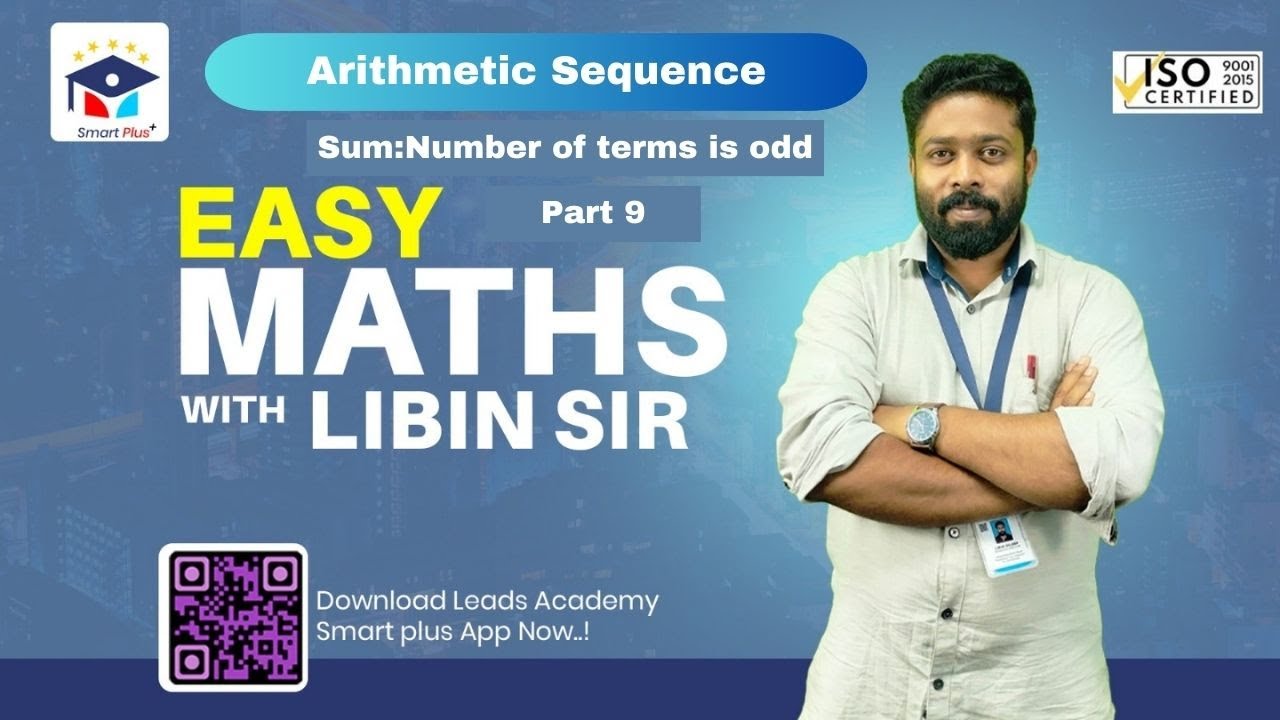 Arithmetic Sequence|Part 9|Sum|Number of terms is Odd - YouTube