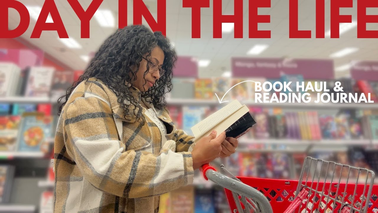 Day in the Life | Target Shopping, Another Book Haul, Reading Journal ...