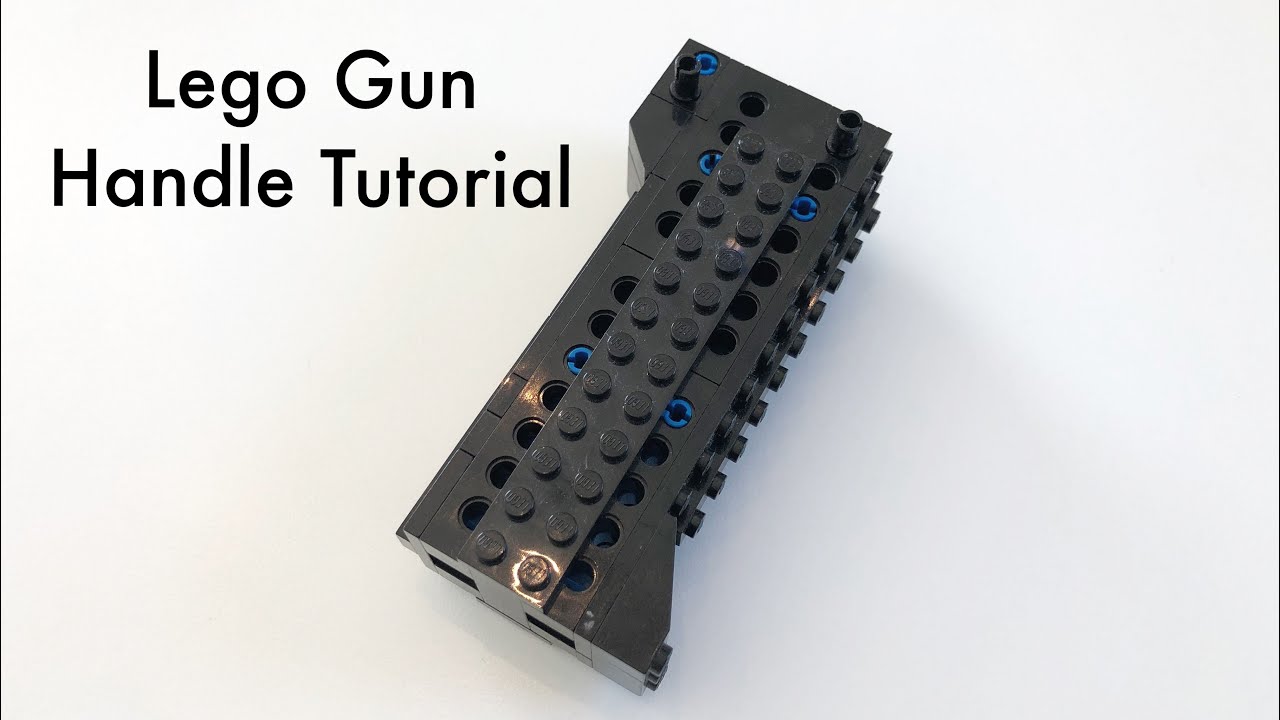 How To Build A Lego Gun Handle - YouTube