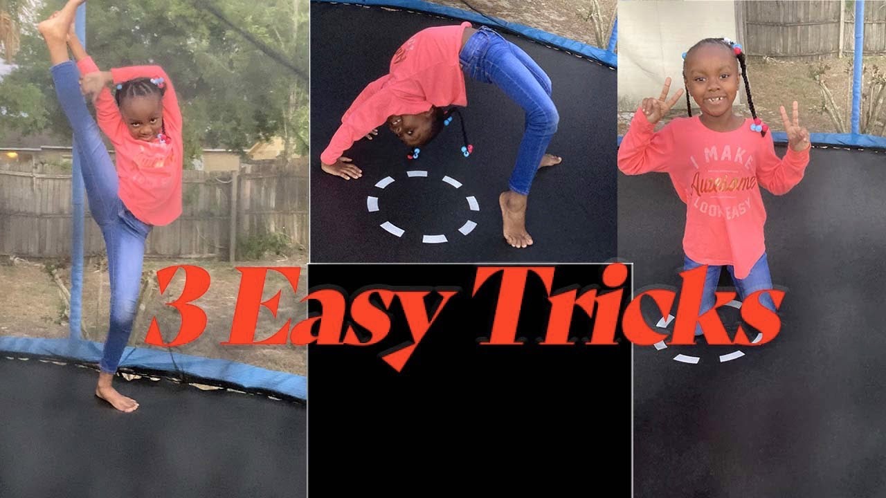 3 EASY TRAMPOLINE TRICKS FOR BEGINNERS - YouTube