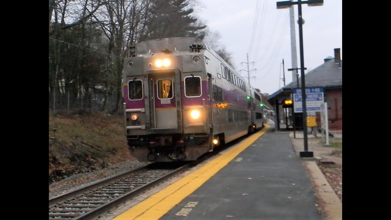 MBTA's Polar Express Visits The Needham Line! - YouTube