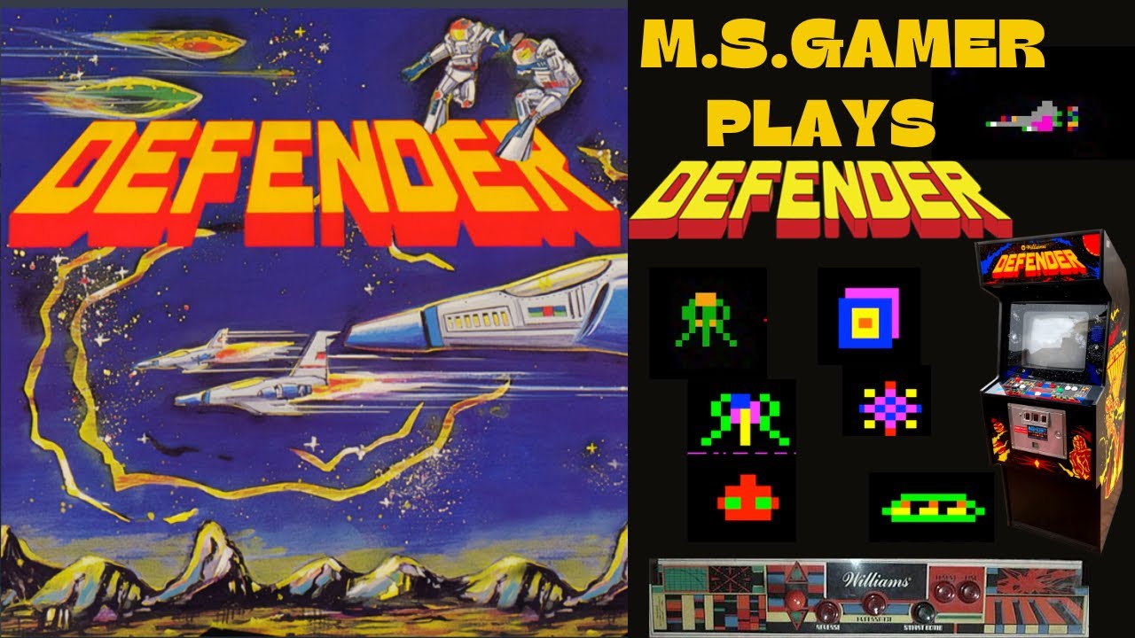 Defender on the Arcade. Let's play! - YouTube