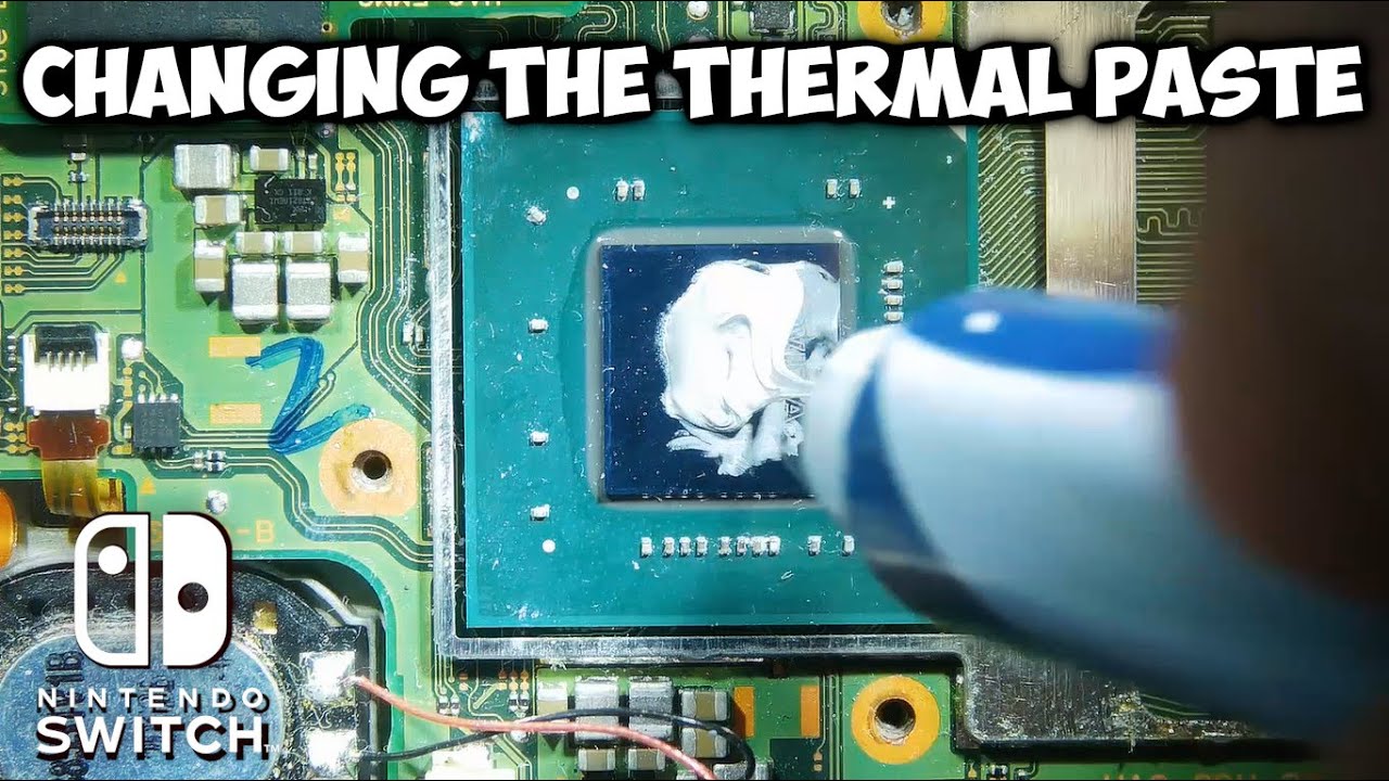Guide to changing the Nintendo Switch thermal paste - | Microscope view ...