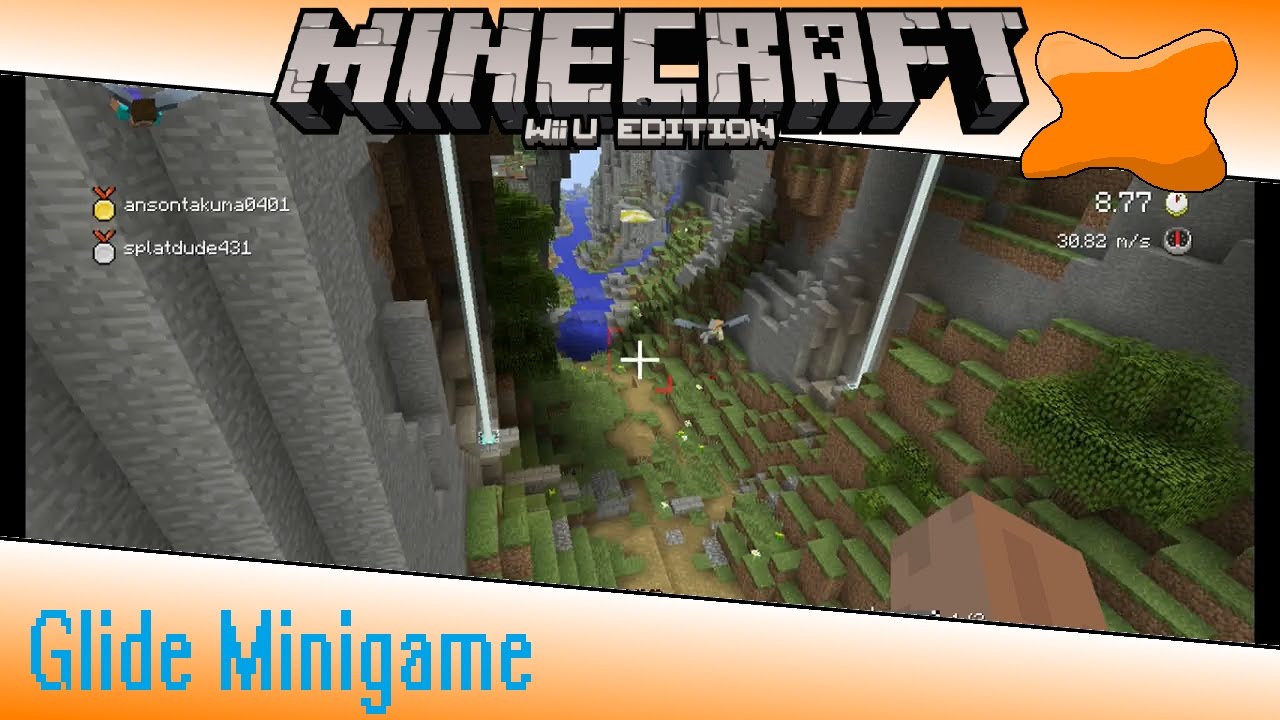 Minecraft Wii U Edition - Update showcase - Glide Minigame - YouTube