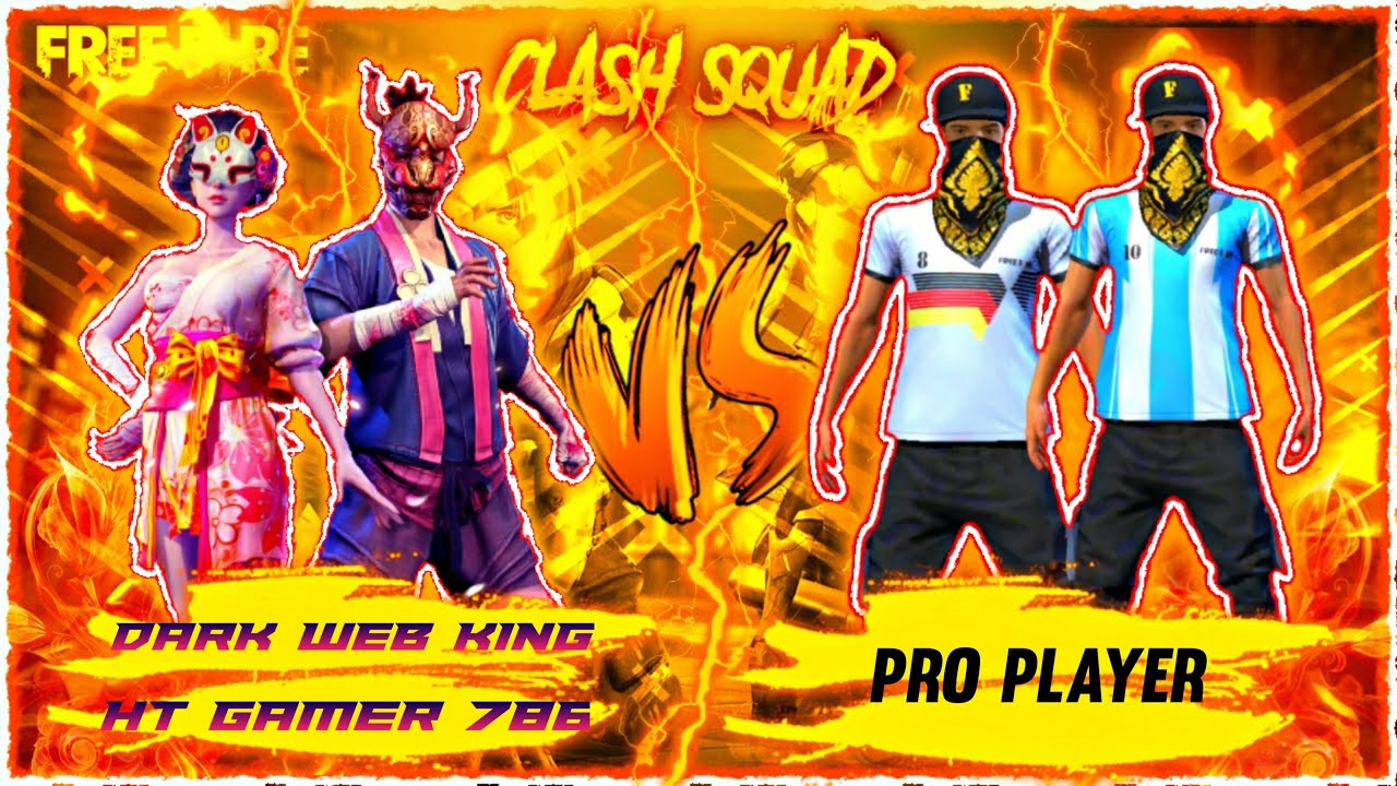 Dark web king or Ht gamer 786 vs pro players || Duo Vs Duo Challenge ...
