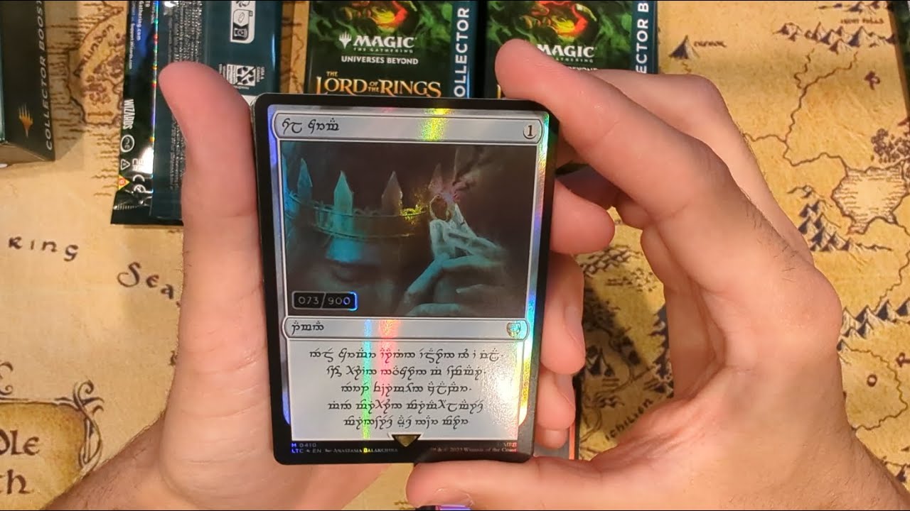 Pulled a Serialized Sol Ring!? MTG Lord of the Rings Collector Booster ...