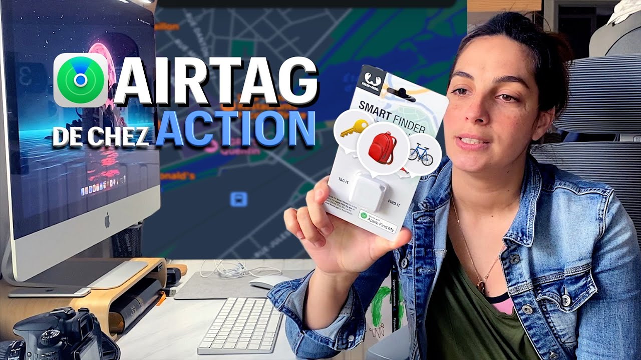AirTag de chez ACTION Smart Finder avec l'application Localiser, de ...