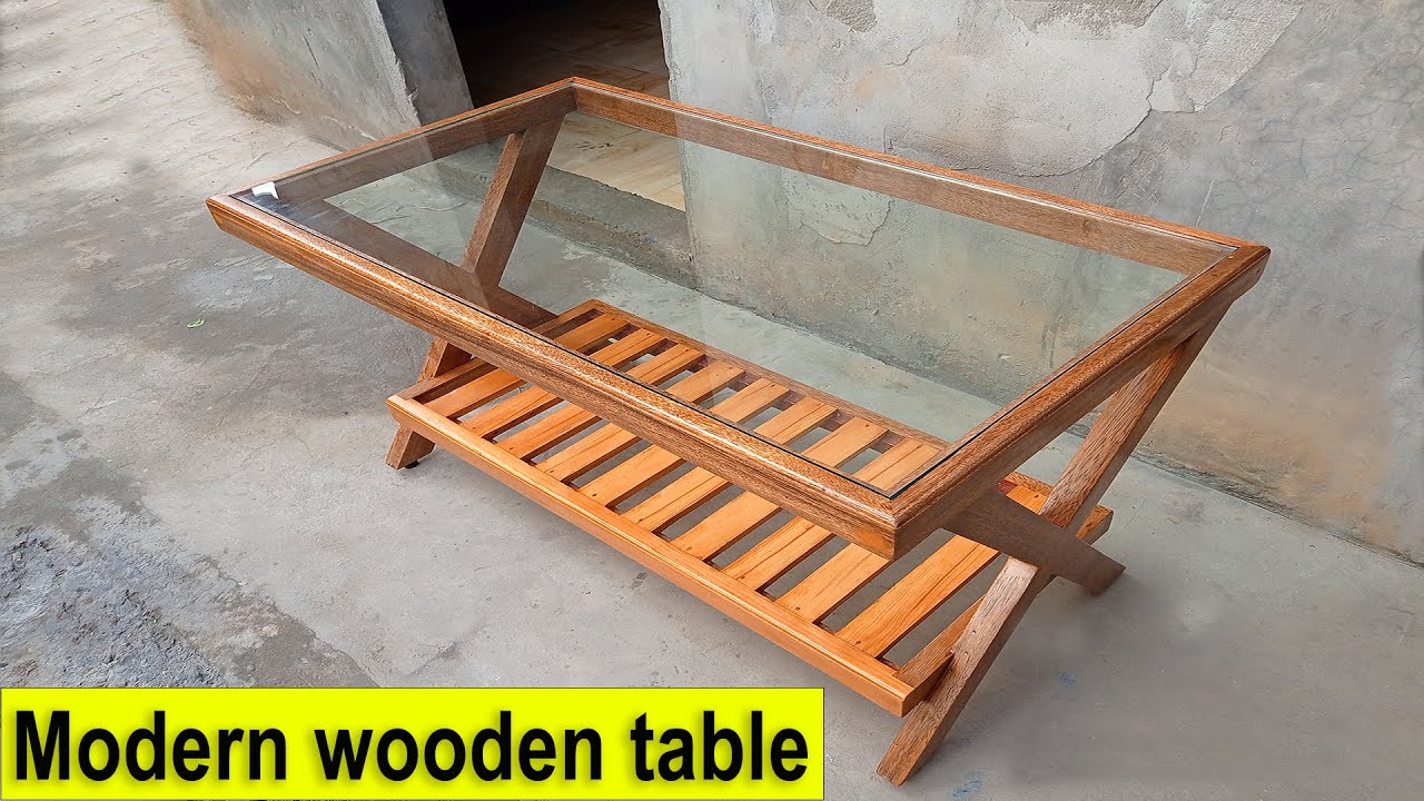 coffee table complete video, how to make modern coffee table - YouTube