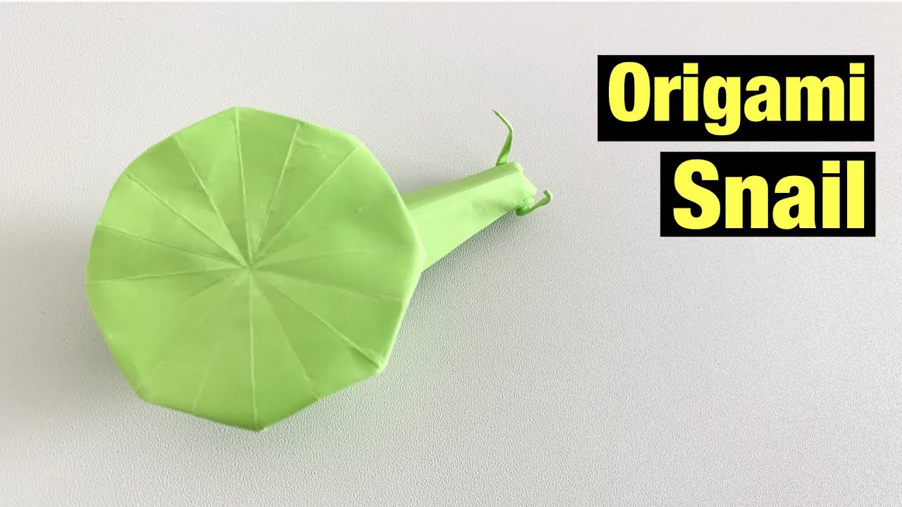 ORIGAMI SNAIL | EASY ORIGAMI - YouTube